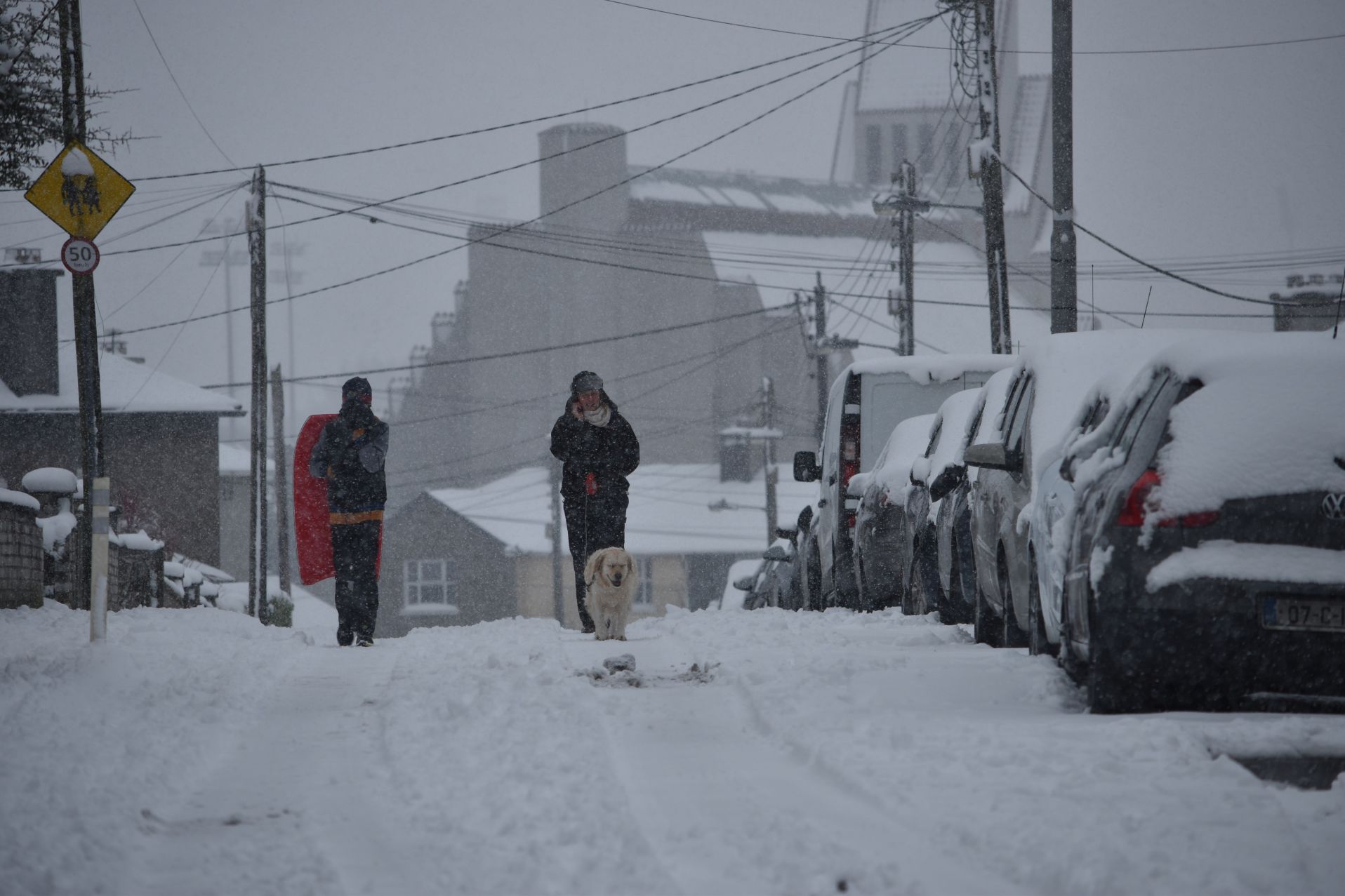 Images of Cork City covered in Snow - Beast from the East