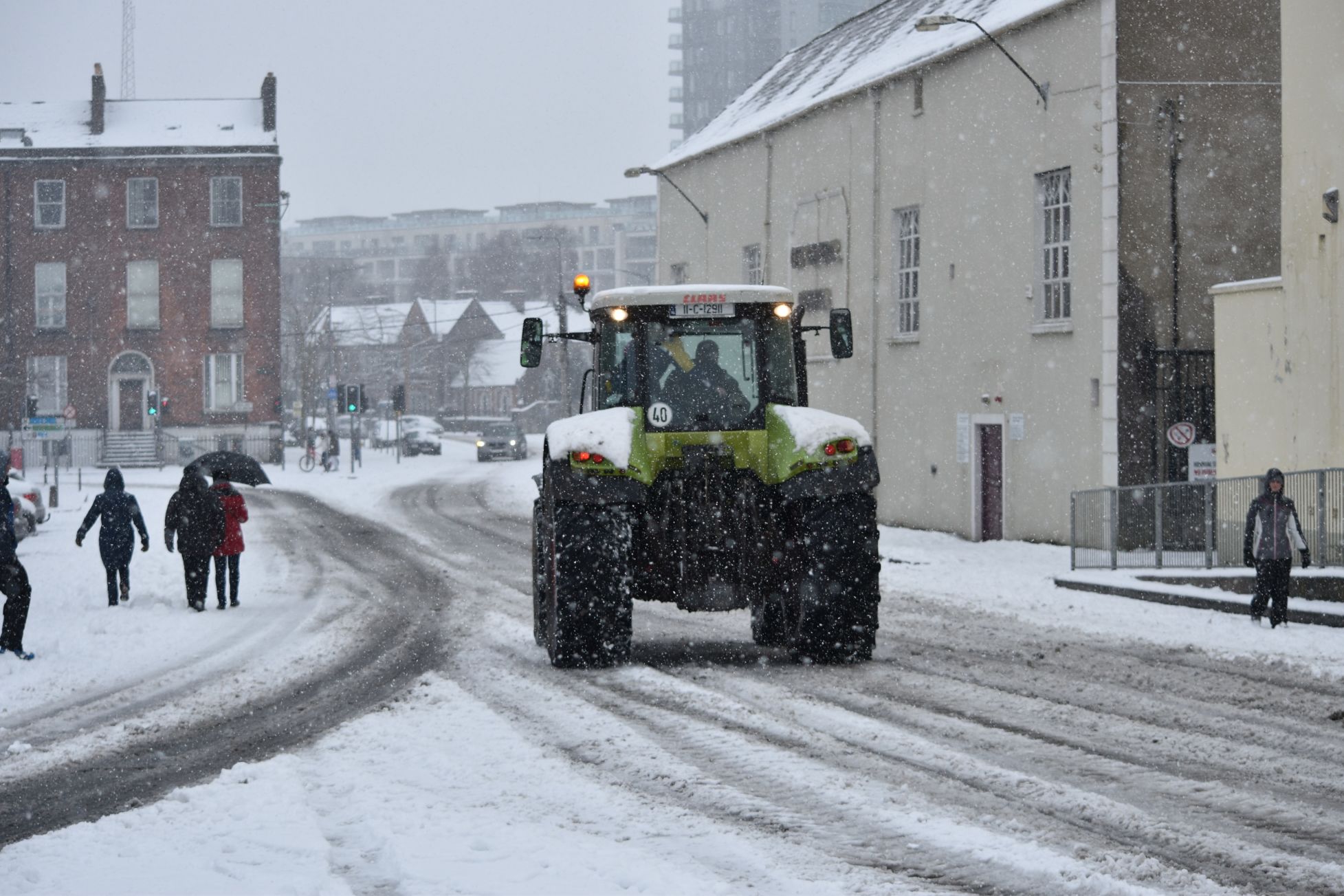 Images of Cork City covered in Snow - Beast from the East