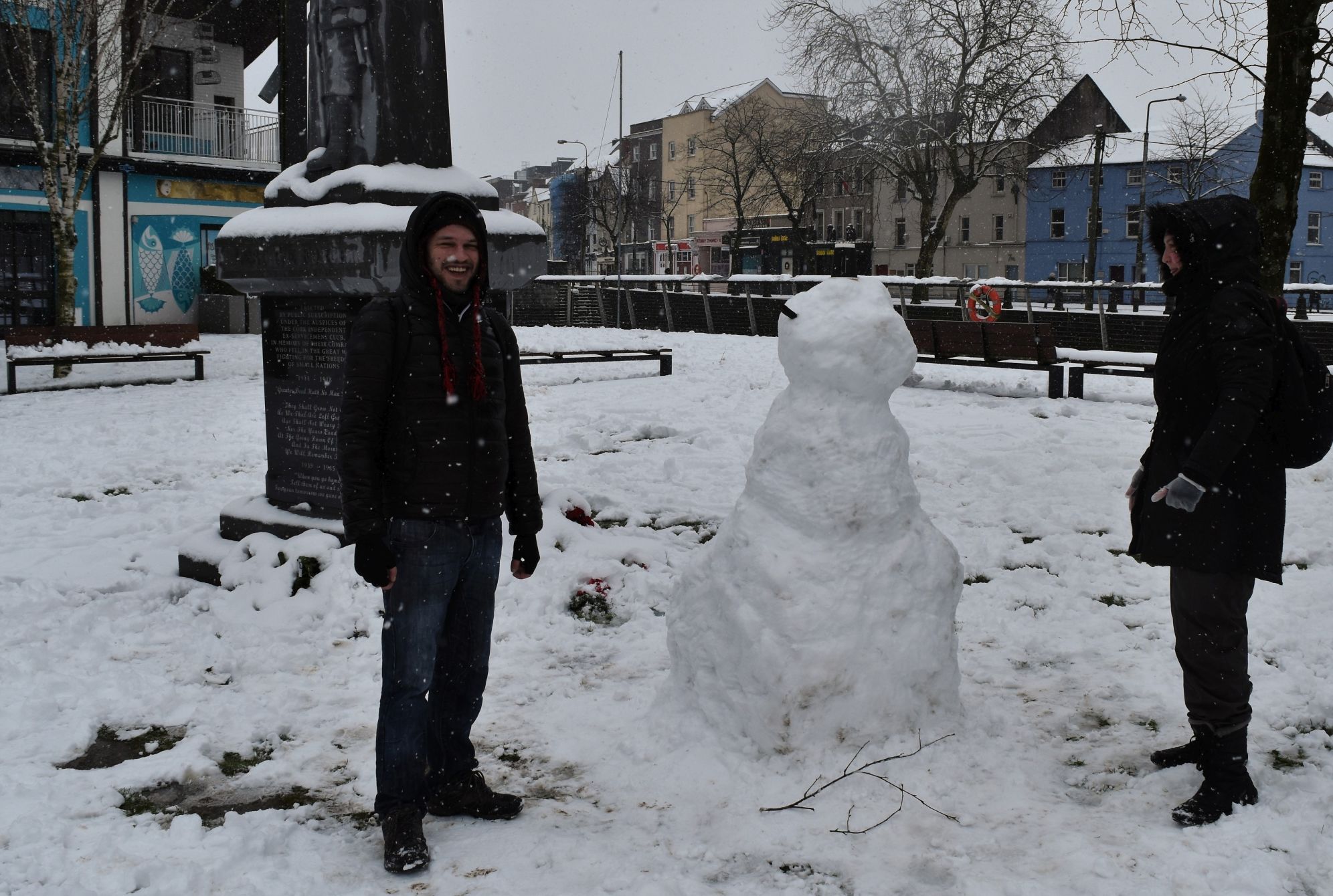 Images of Cork City covered in Snow - Beast from the East