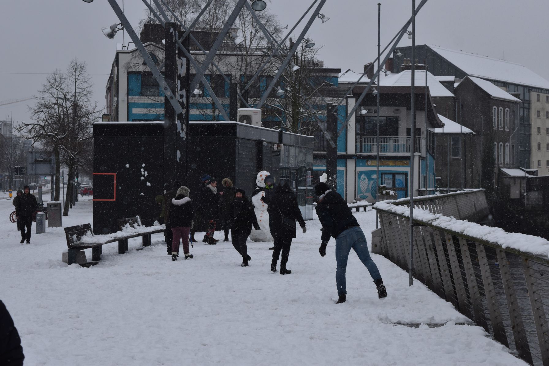 Images of Cork City covered in Snow - Beast from the East