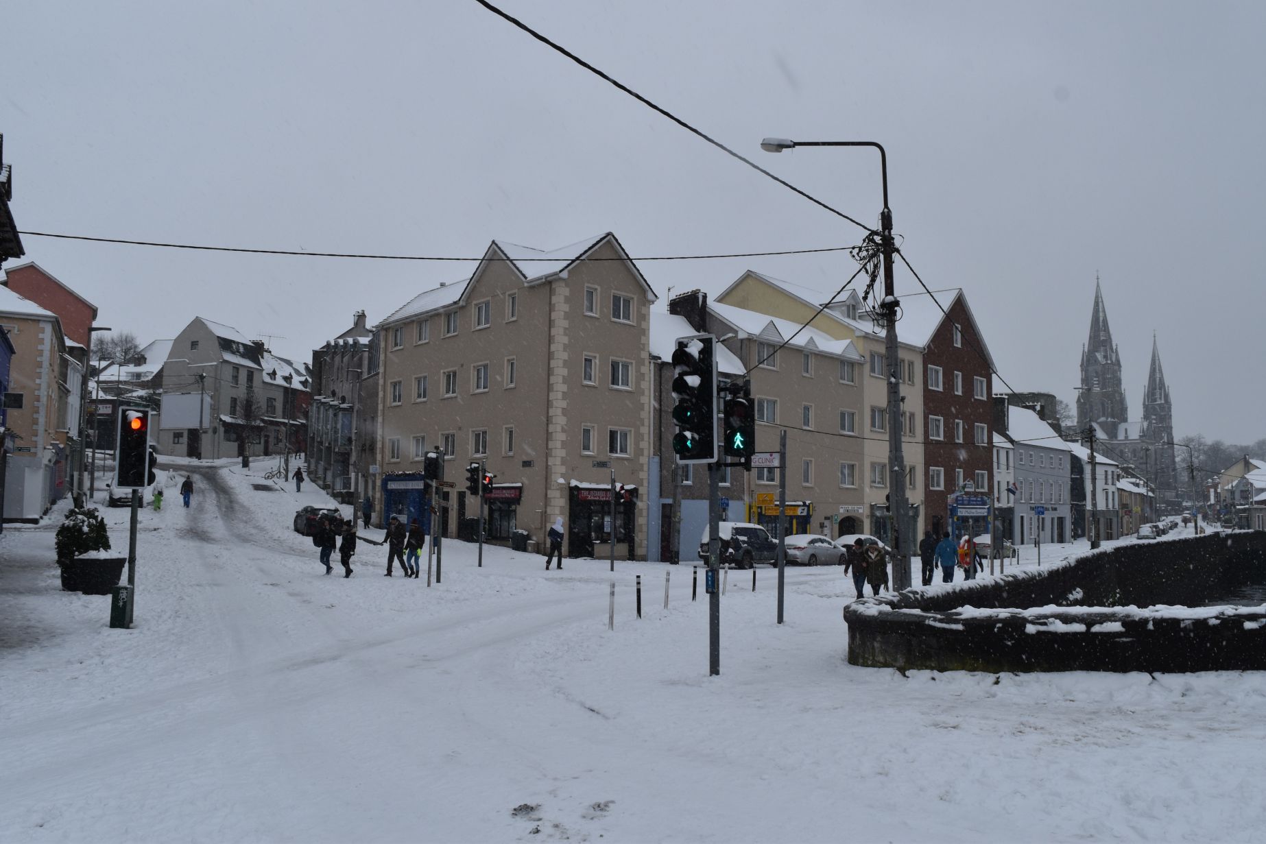 Images of Cork City covered in Snow - Beast from the East